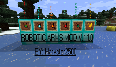 Robotic Arms mod V.1.1.0 | MCreator