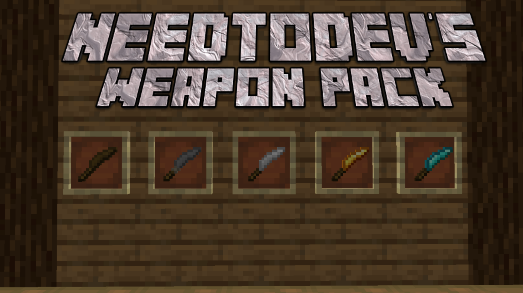 NeedToDev's Weapon Pack | MCreator