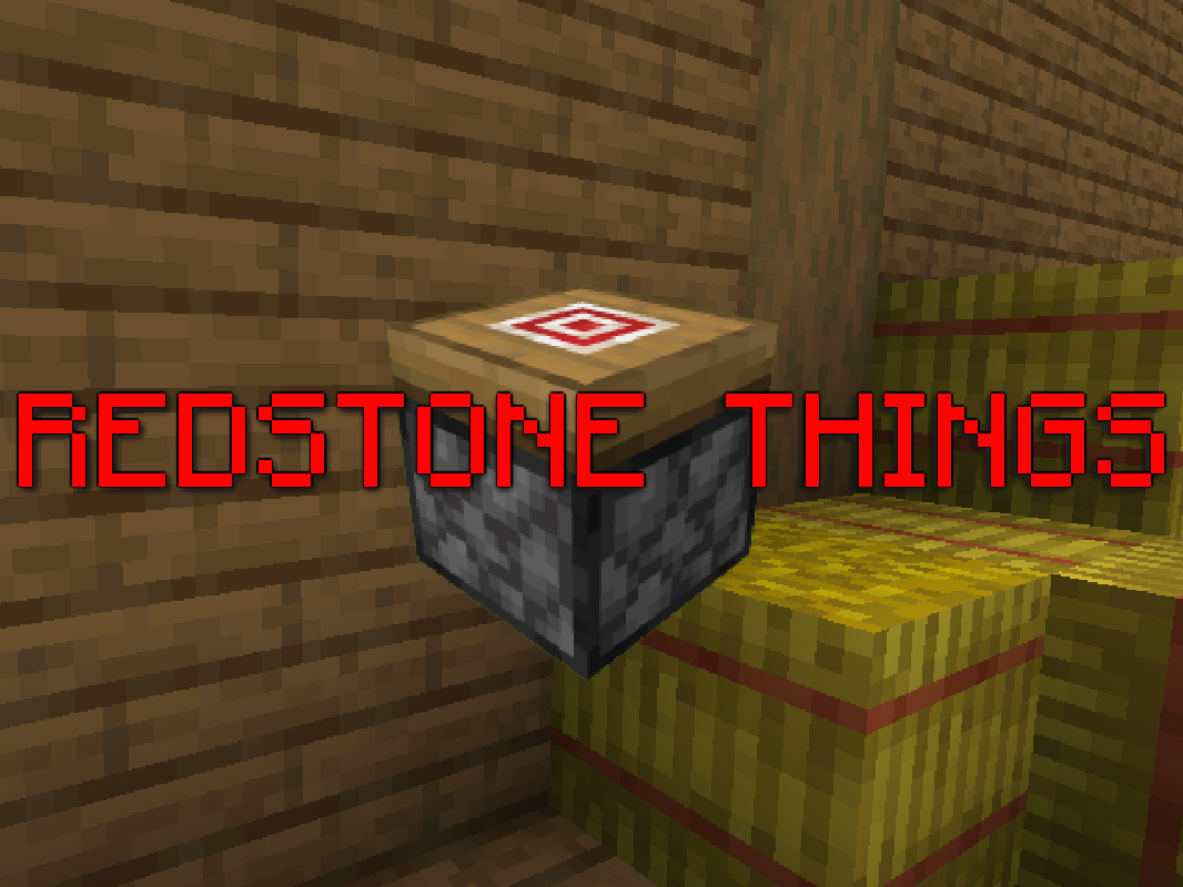 REDSTONE THINGS | MCreator