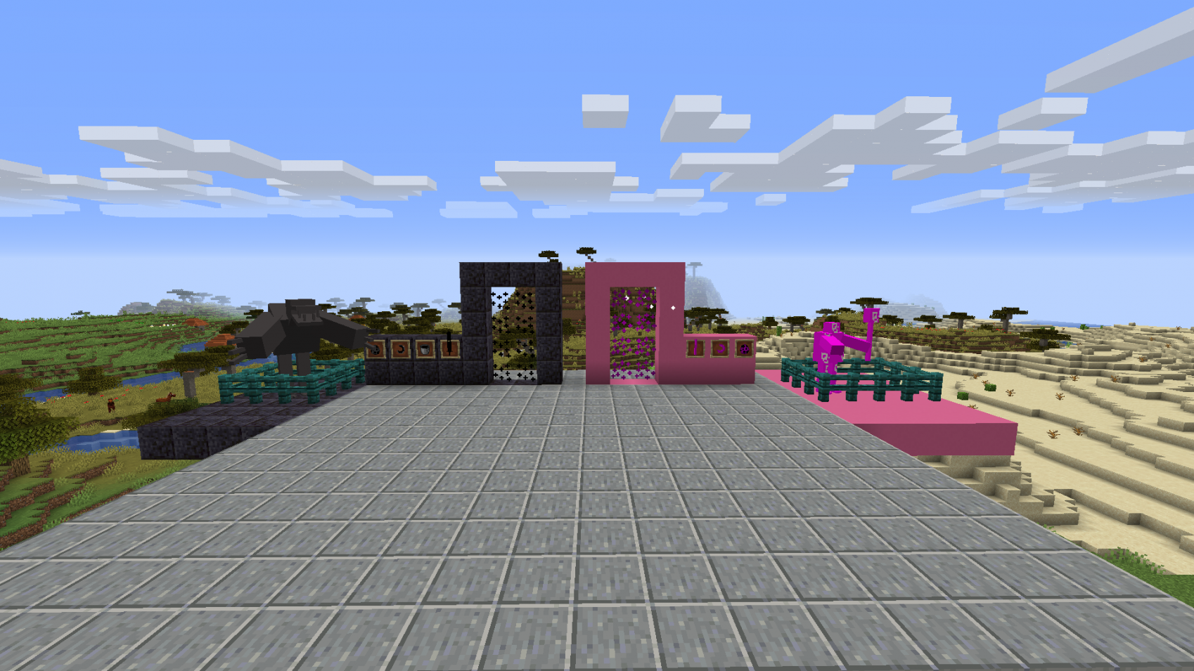 Dream dimension and nightmare dimension mod | MCreator