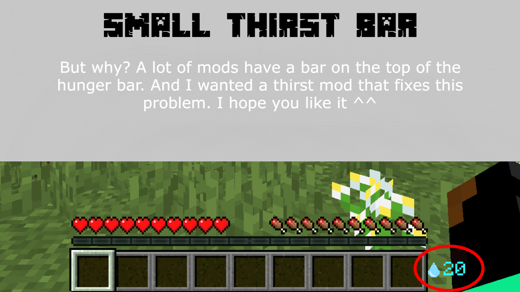 Sixty Percent: Thirst Bar | MCreator