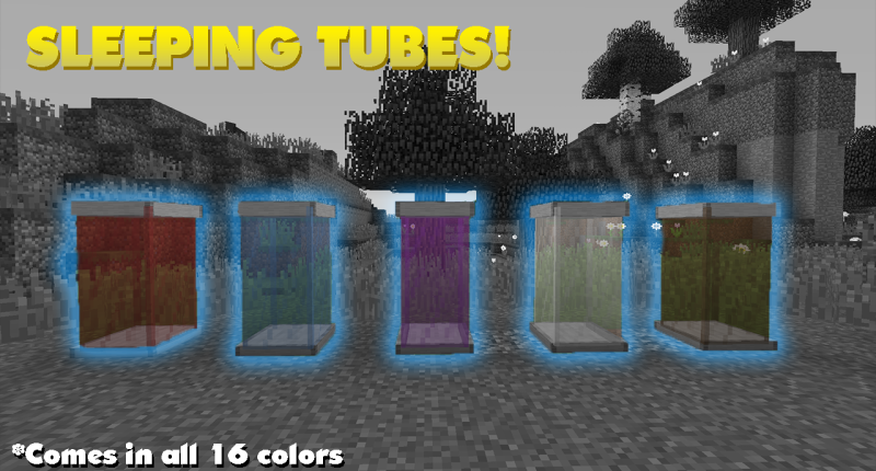 Sleeping Tubes! - (Instant Sleeping) | MCreator