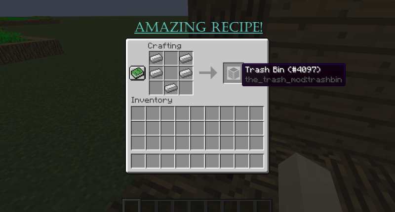 The Trash Bin Mod | MCreator