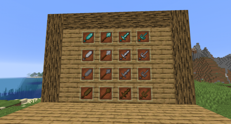 extra weapons | MCreator