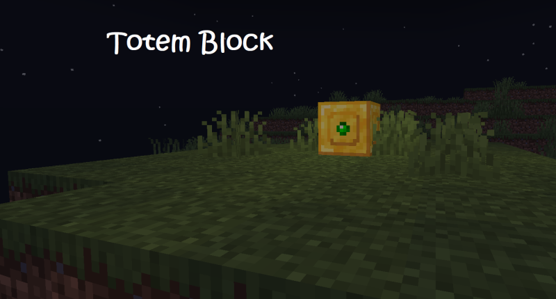 Totem Block | MCreator