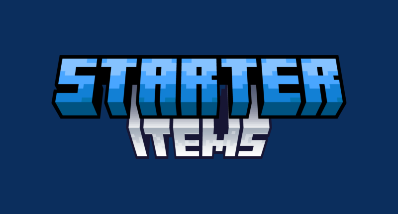 Starter Items | MCreator
