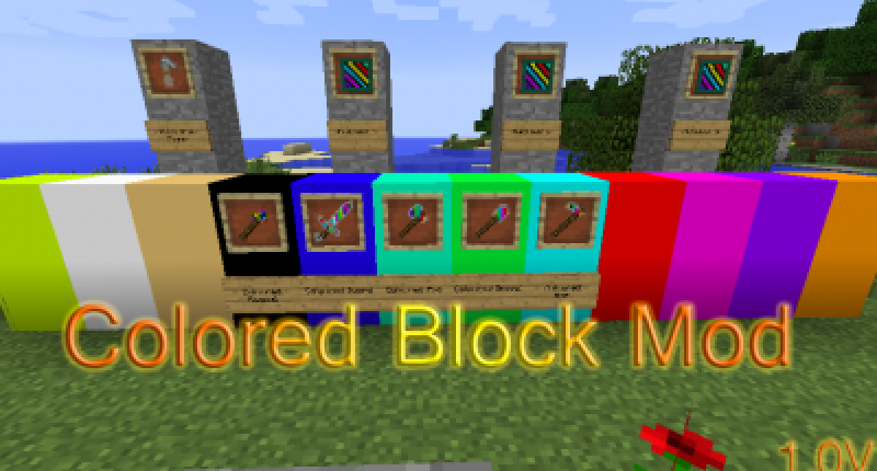 Coloured Block Mod-1.7.10-0.1.0 | MCreator